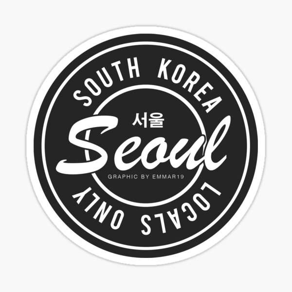 "Locals Only Seoul Korea" Sticker for Sale by emmar19 | Redbubble