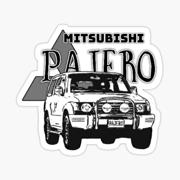 "Mitsubishi Pajero " Sticker for Sale by NBshop | Redbubble