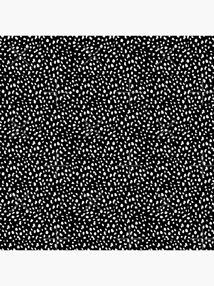"Aesthetic Black and White Reverse Dalmatian Dog Print Pattern ...