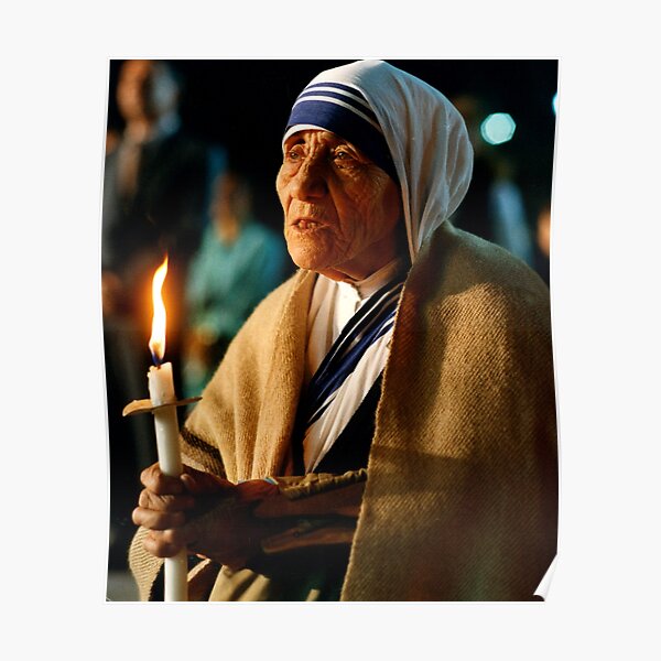 "Mother Teresa" Poster for Sale by mak175 | Redbubble