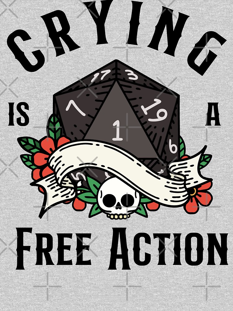 "DND RPG Funny Critical failure: Crying is a free action, Natural one ...