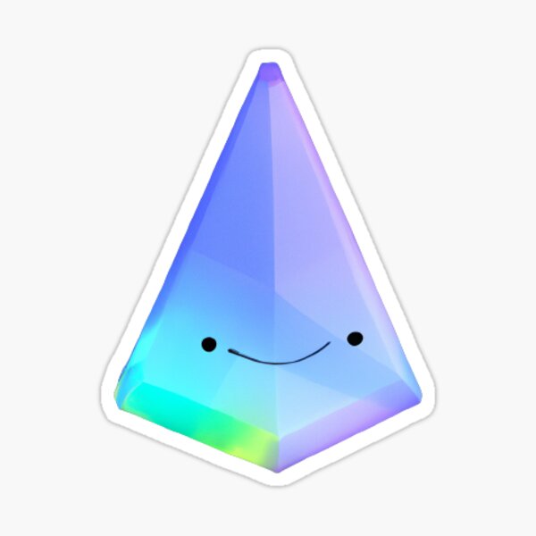 "Cute Happy Pyramid Of Healing Sticker" Sticker for Sale by ...