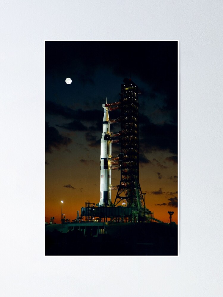 "Apollo Saturn V Start" Poster for Sale by Natural01Art | Redbubble