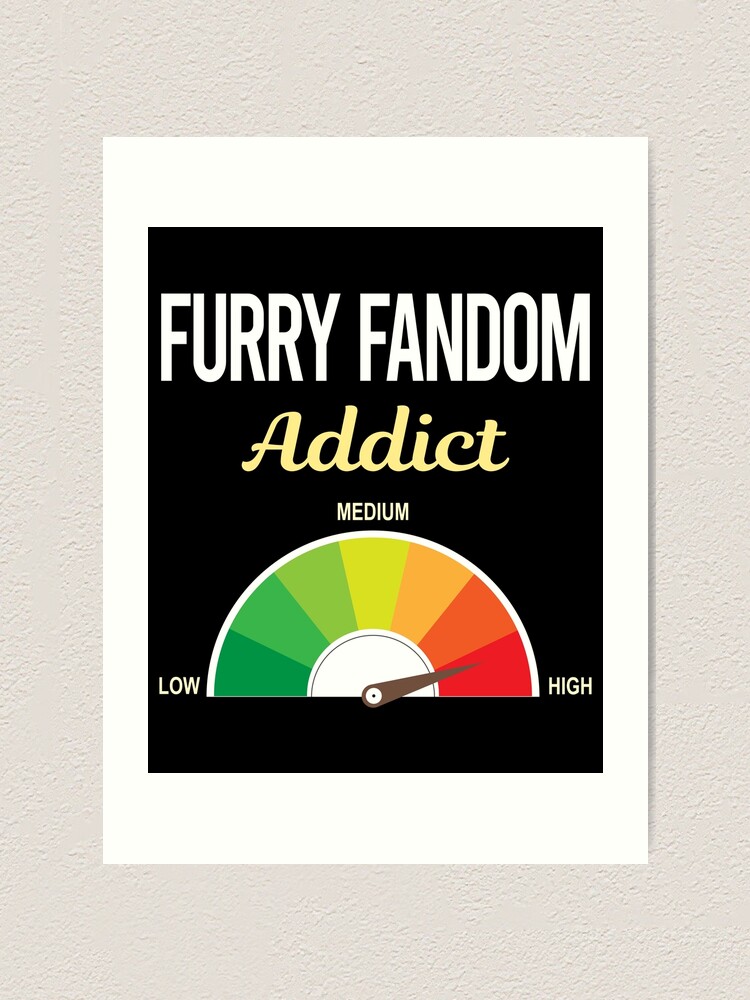 "Addict Furry Fandom Furrie Fursona Fursuit Anthropomorphic Anthro" Art ...