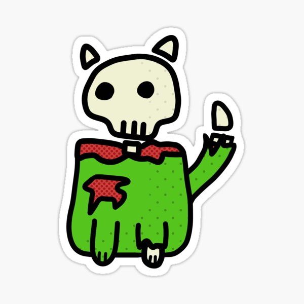 "Dead Cat" Sticker for Sale by DinoDuckMash | Redbubble