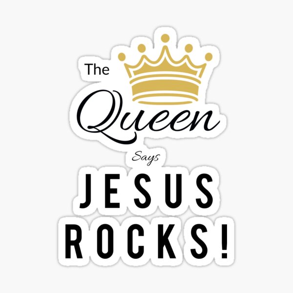 "Jesus Rocks" Sticker for Sale by UnchartedHub | Redbubble