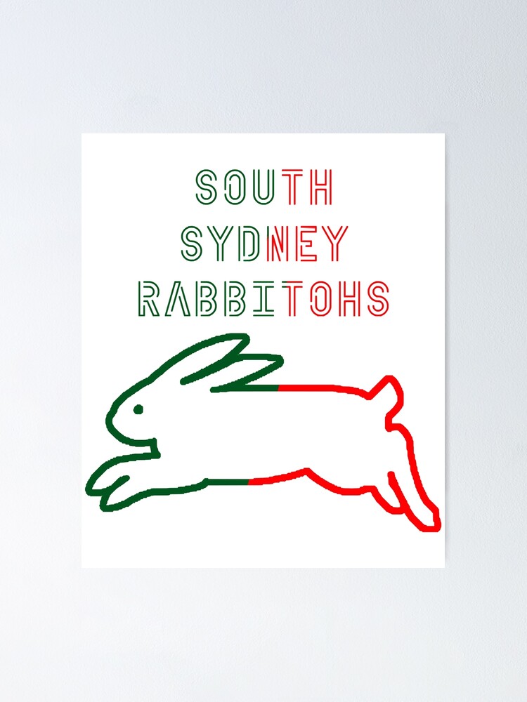 "South sydney rabbitohs,rabbit,titans,gctitans,sport" Poster for Sale ...