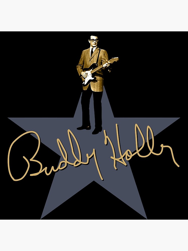 "Buddy-Holly-Signature" Poster for Sale by Lithe93tk | Redbubble