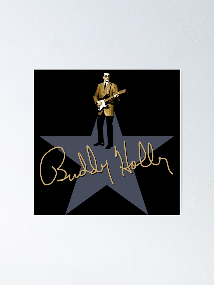 "Buddy-Holly-Signature" Poster for Sale by Lithe93tk | Redbubble