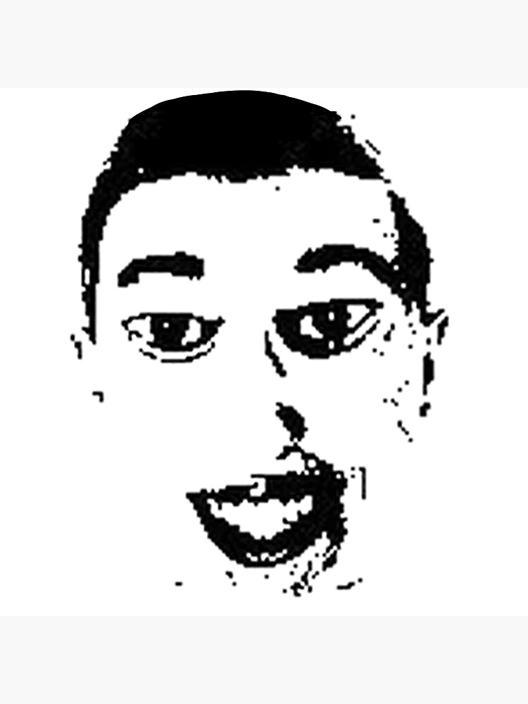 "Jane Remover - frailty face (black)" Poster for Sale by vap0rdog ...