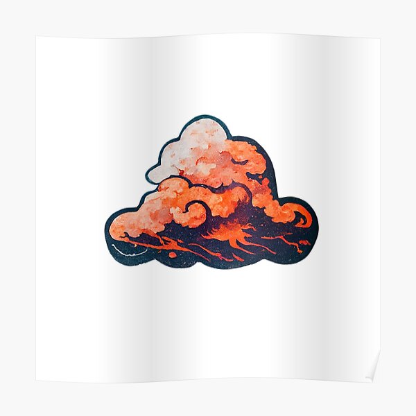 "Volcanic cloud" Poster for Sale by Reijo12 | Redbubble