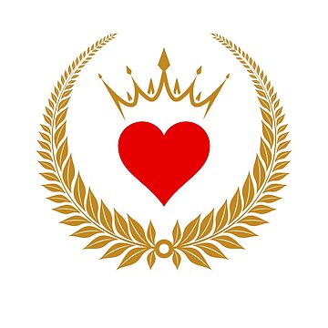 "qoh Queen of Heart" Sticker for Sale by DesiBela | Redbubble
