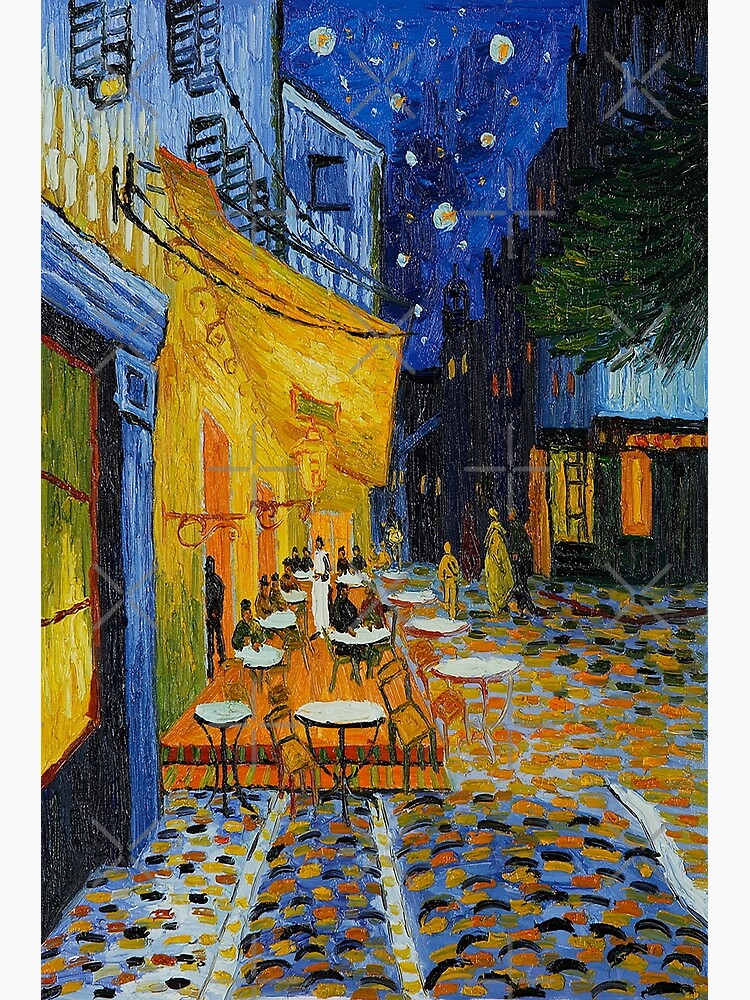 Vincent Van Gogh -The cafe Terrace Premium Matte Vertical Poster sold ...