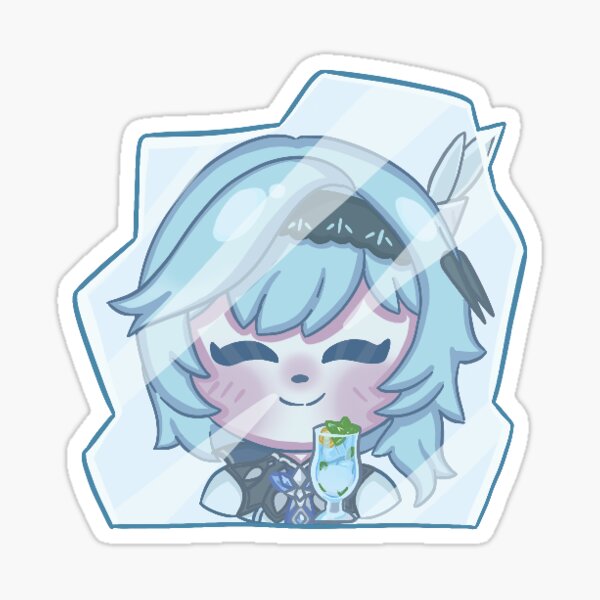 "[Genshin Impact] Eula- Hobbies" Sticker for Sale by WRobin | Redbubble
