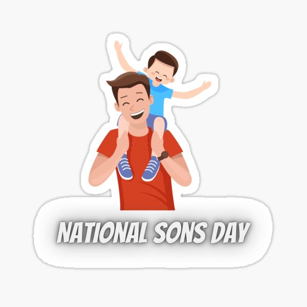 "National Sons Day" Sticker for Sale by superbtshirts | Redbubble