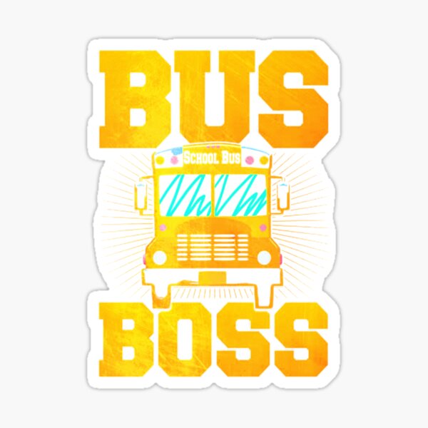 "School Bus Driver" Sticker for Sale by mytv2020 | Redbubble