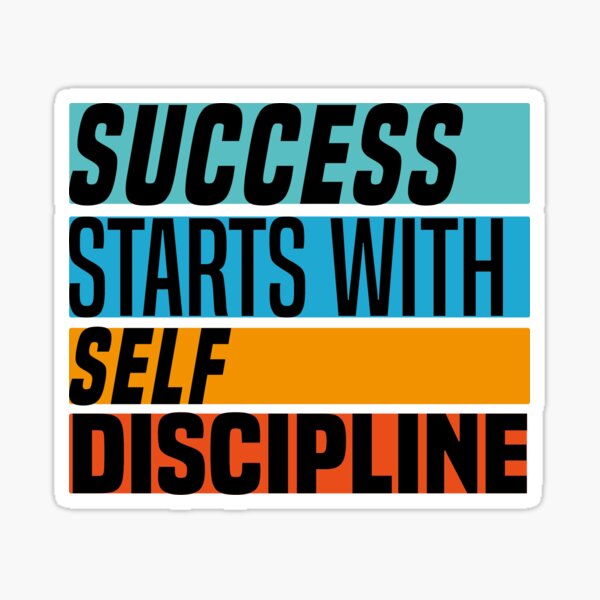 "Copy of Discipline is the key" Sticker for Sale by Med560 | Redbubble