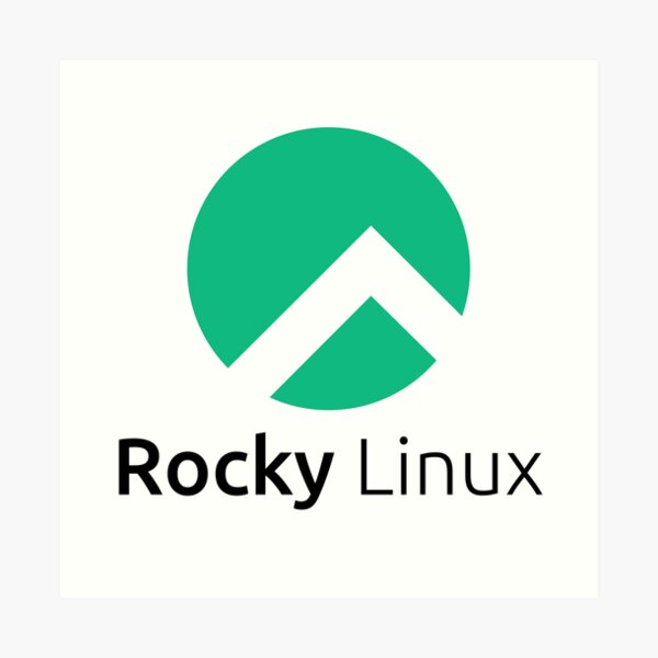 "Rocky Linux logo | Linux Distro Red Hat Based" Art Print for Sale by ...