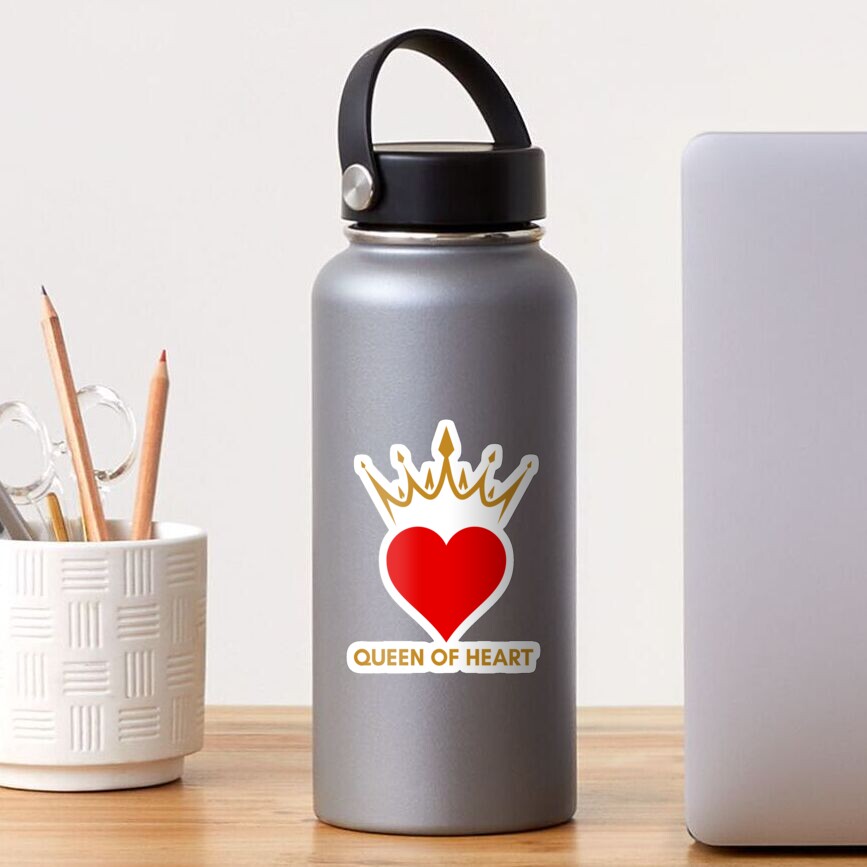 "qoh Queen of Heart New" Sticker for Sale by DesiBela | Redbubble