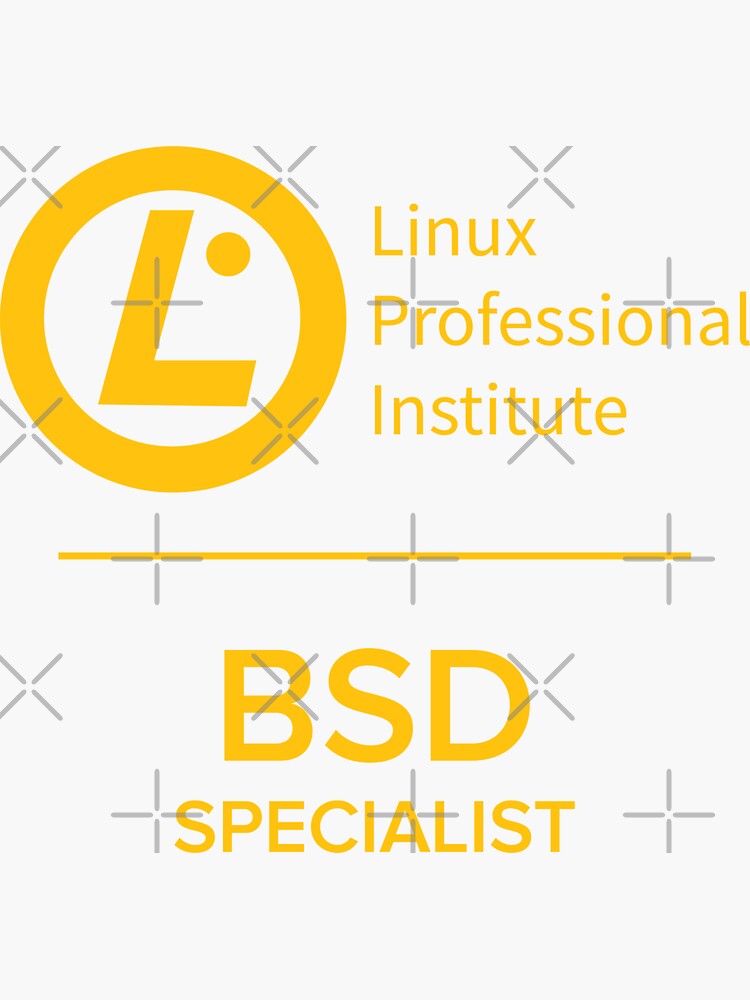 "LPI BSD SPECIALIST | Linux Professional Institute" Sticker for Sale by ...