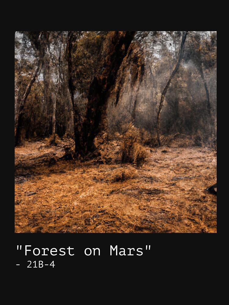 "Forest On Mars - AI Generated Art" T-shirt for Sale by 21B-4 ...