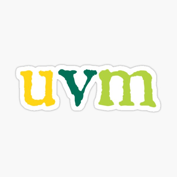 "University of Vermont - UVM" Sticker for Sale by gracedav | Redbubble