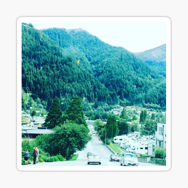 "Mountain ( Road Trip Queenstown New Zealand )" Sticker for Sale by ...