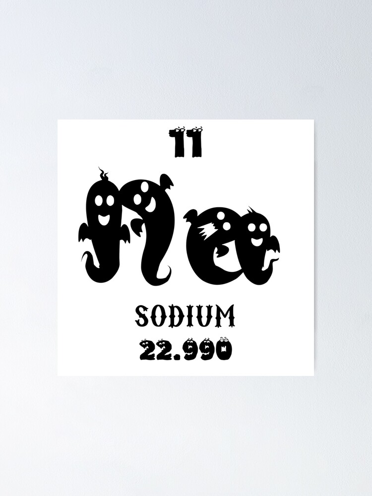 "Sodium - Periodic Table - Chemistry - MNR CLOTHING" Poster for Sale by ...
