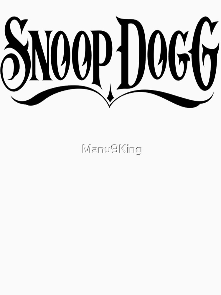 "Snoop Dogg logo" T-shirt by Manu9King | Redbubble