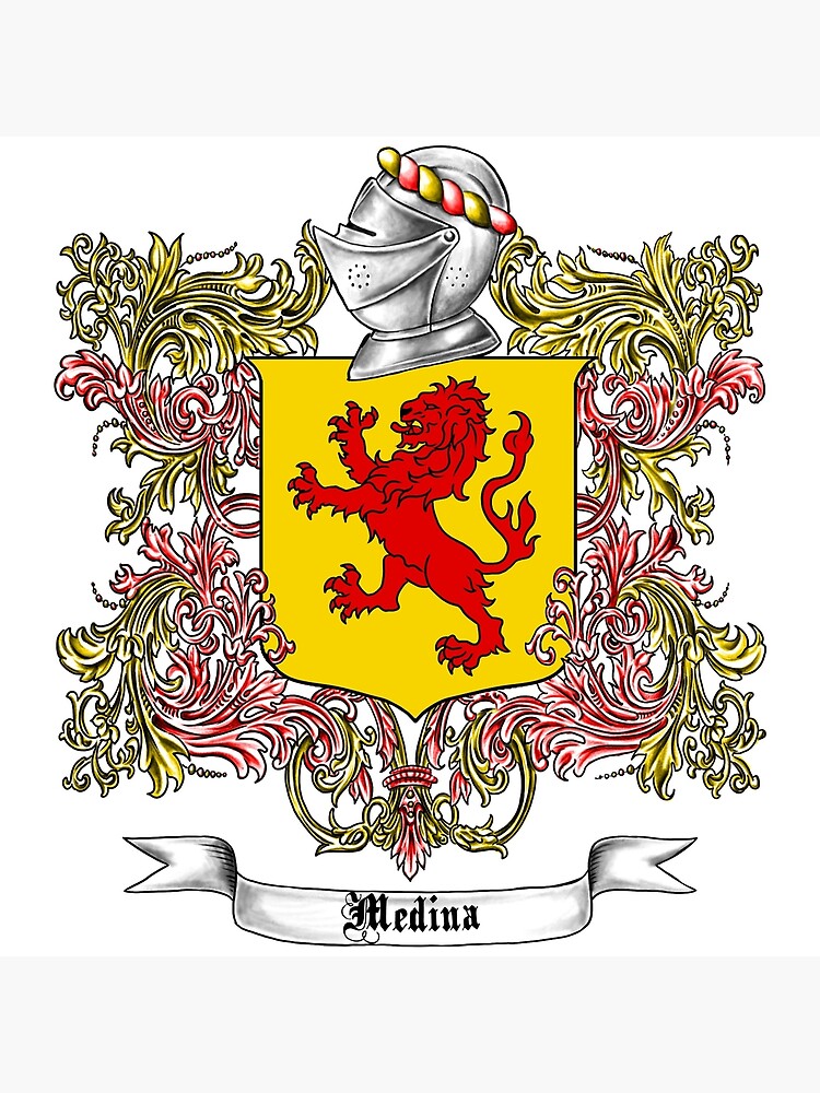 "Medina Family Crest" Art Print by atomicblizzard | Redbubble