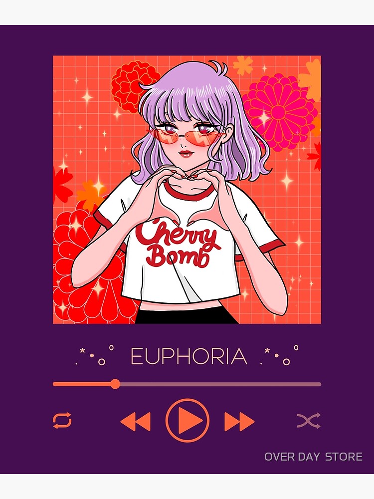 "Anime Media Player Cute Girl" Poster for Sale by Hussein99 | Redbubble