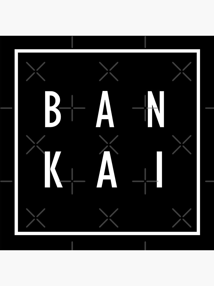 "BANKAI minimalist| Bleach " Sticker for Sale by ZLDK | Redbubble