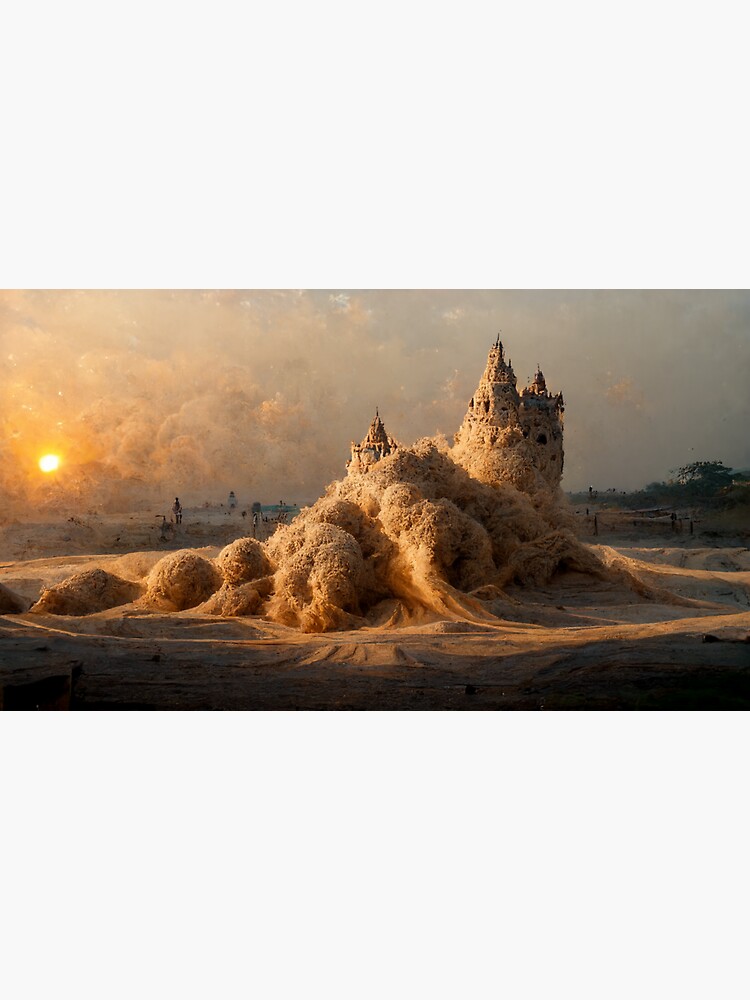 "Rage Against the Humans - Collapsing Sand Castle" Sticker for Sale by ...