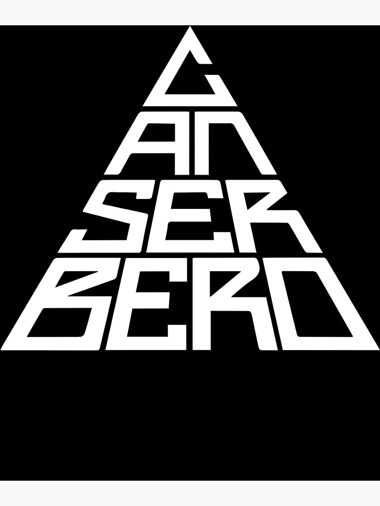 Póster for Sale con la obra «Logotipo de CANSERBERO» de AYDINLINDA ...