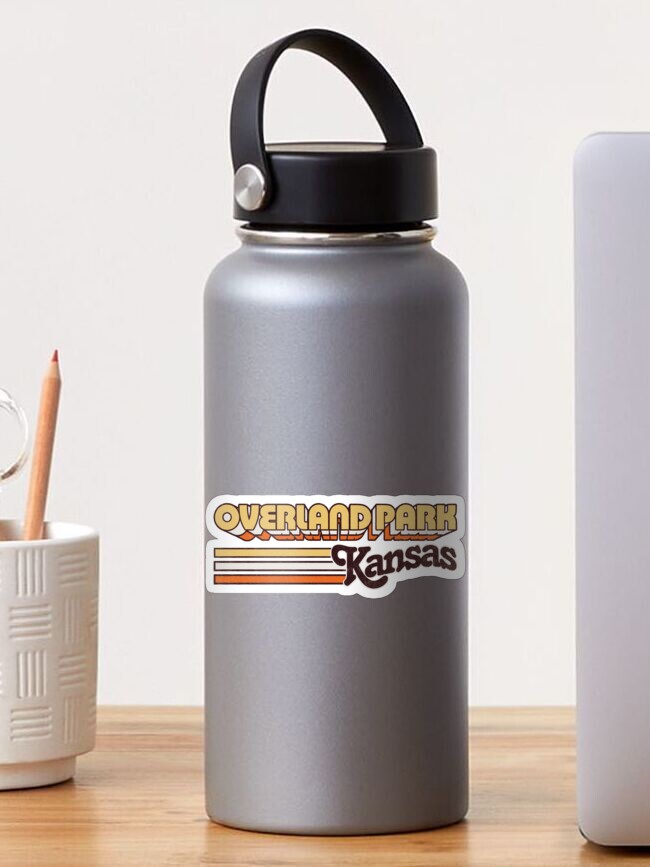 "Overland Park, KS | City Stripes" Sticker for Sale by retroready ...