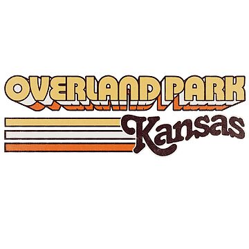 "Overland Park, KS | City Stripes" Sticker for Sale by retroready ...