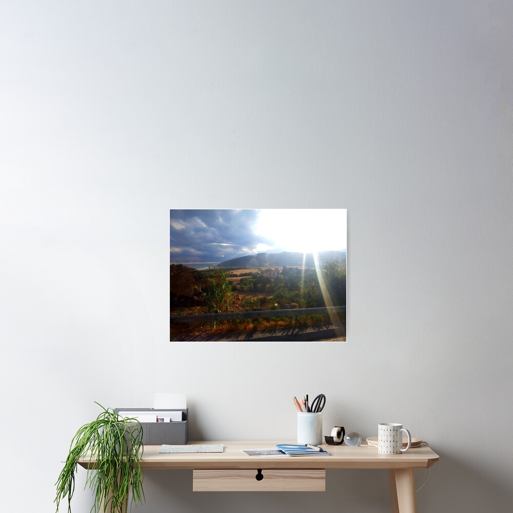 "Shiny sun rays" Poster for Sale by art99a | Redbubble