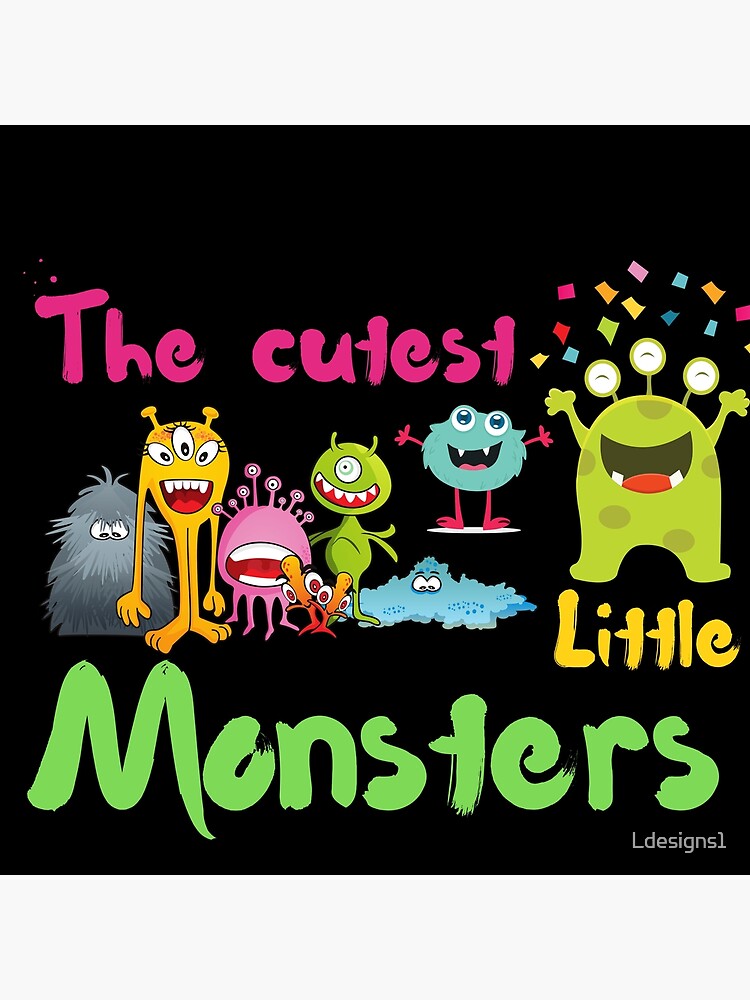 Poster « J'enseigne à tous les petits monstres les plus mignons .3 | J ...