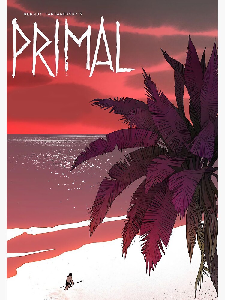 "Primal Animated Series" Sticker for Sale by tarocrush | Redbubble