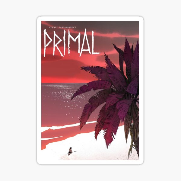 "Primal Animated Series" Sticker for Sale by tarocrush | Redbubble