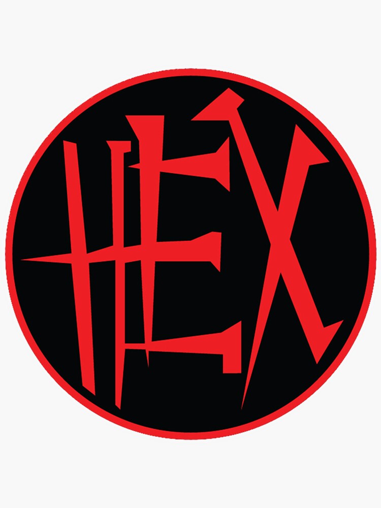 "THE HEX GIRLS LOGO " Sticker for Sale by AugustusBenedic | Redbubble