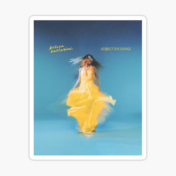 "Kelsea Ballerini - Subject to Change" Sticker for Sale by ...