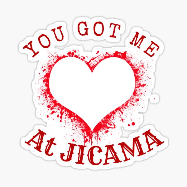"I love JICAMA" Sticker for Sale by Fumar3065 | Redbubble