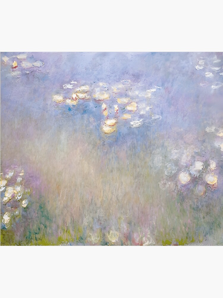 Pegatina «Le Bassin aux Nymphéas Lilas de Claude Monet Azulado-lila ...