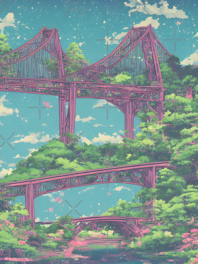 "A landscape of a majestic bride in the style of a kawaii anime ...