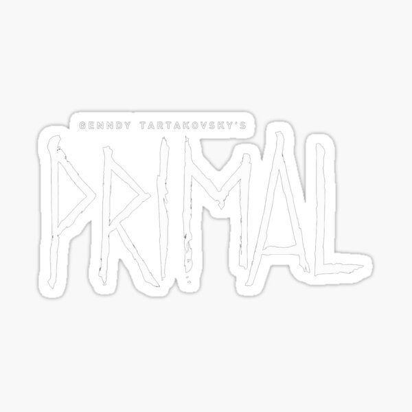 "Primal Genndy Series" Sticker for Sale by tarocrush | Redbubble