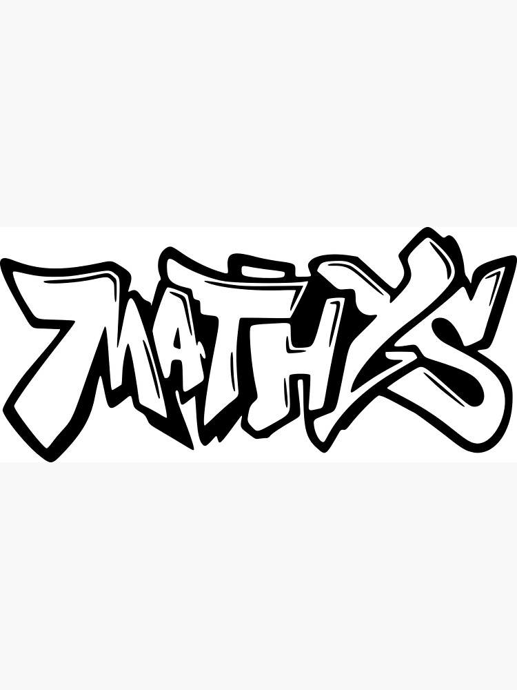 The Word Math In Graffiti