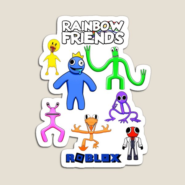 "Rainbow Friends" Magnet for Sale by TheBullishRhino | Redbubble
