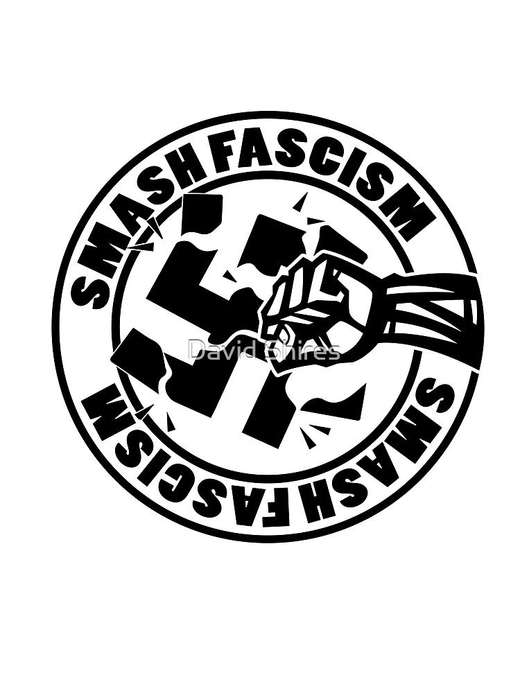 "SMASH FASCISM LOGO" Art Print by Daratgh | Redbubble
