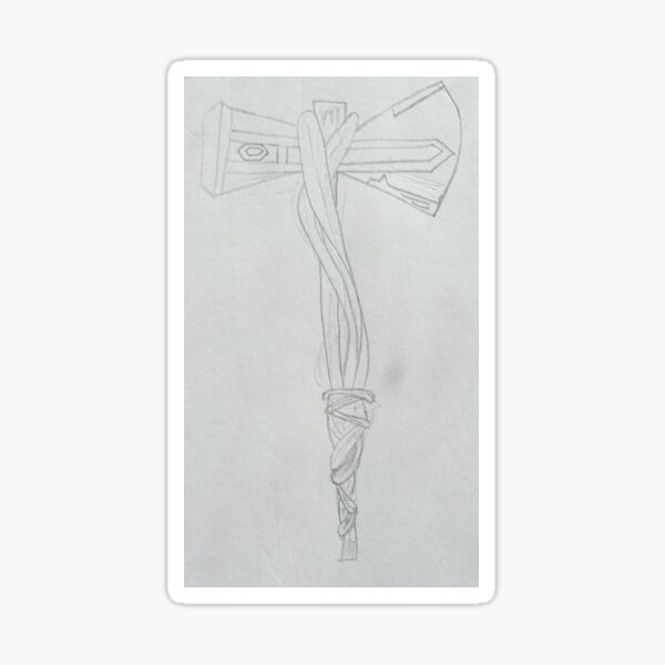 "Stormbreaker " Sticker for Sale by Drawingkid2010 | Redbubble